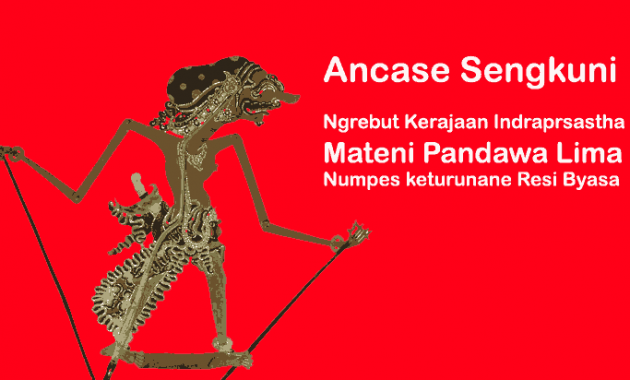 Patih Sengkuni Negara, Ciri-ciri lan Watake Nduweni Sifat