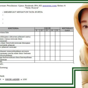 Penilaian Lomba Senam, Download Blangko Nilai, Format Kriteria